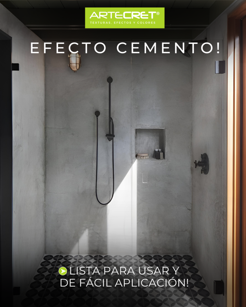 Efecto Cemento Revestimiento Decorativo Artecret – Pintusa